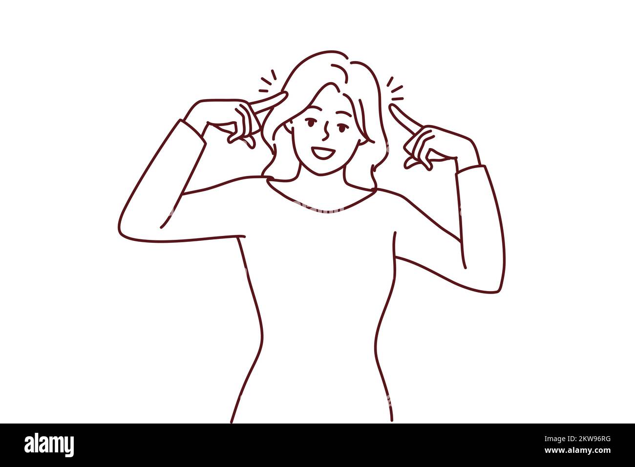 Show herself Stock Vector Images - Alamy