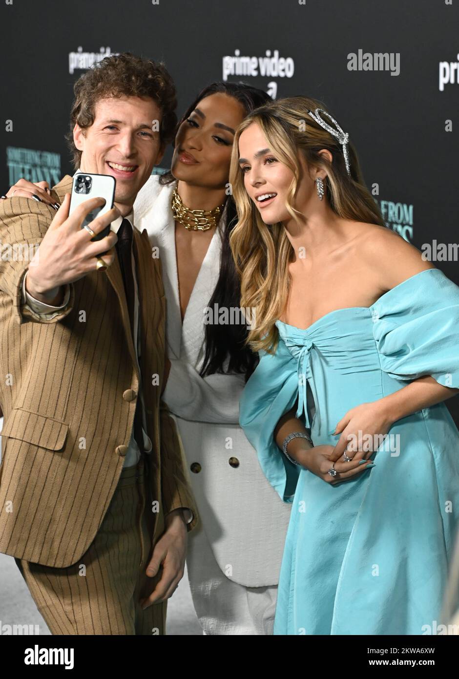 Los Angeles, USA. 29th Nov, 2022. Director Daryl Wein, actresses Shay ...