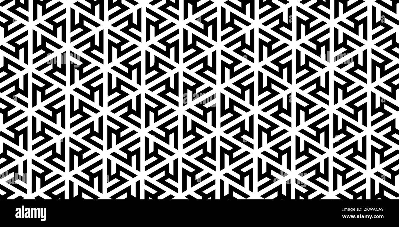 Abstract Black White Triangle Geometric Texture Background Polygon Pattern Network Concept