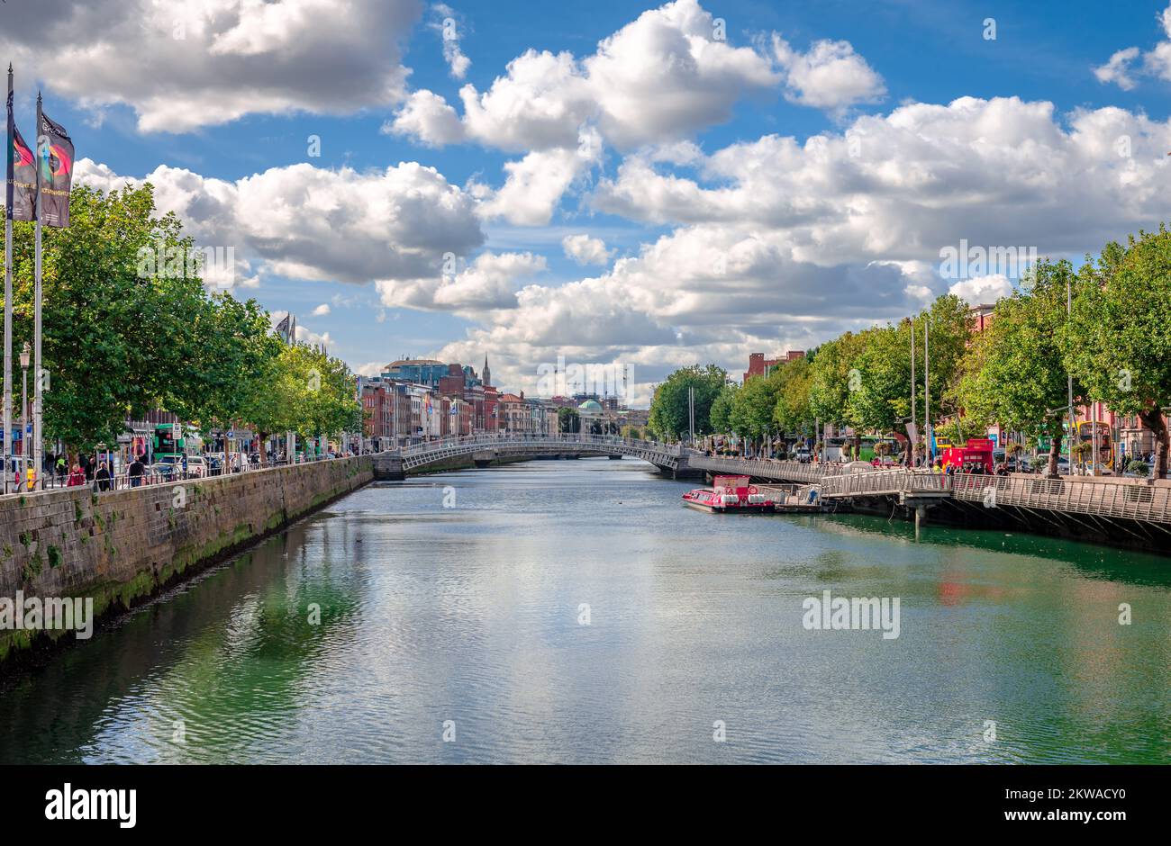 The Dublin quays that run along the north and south banks of the River ...