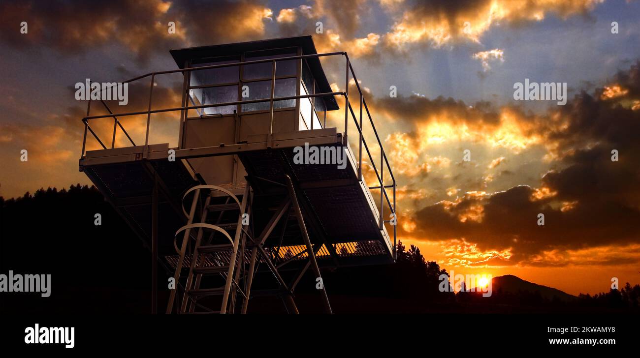 Border guard tower hi-res stock photography and images - Alamy