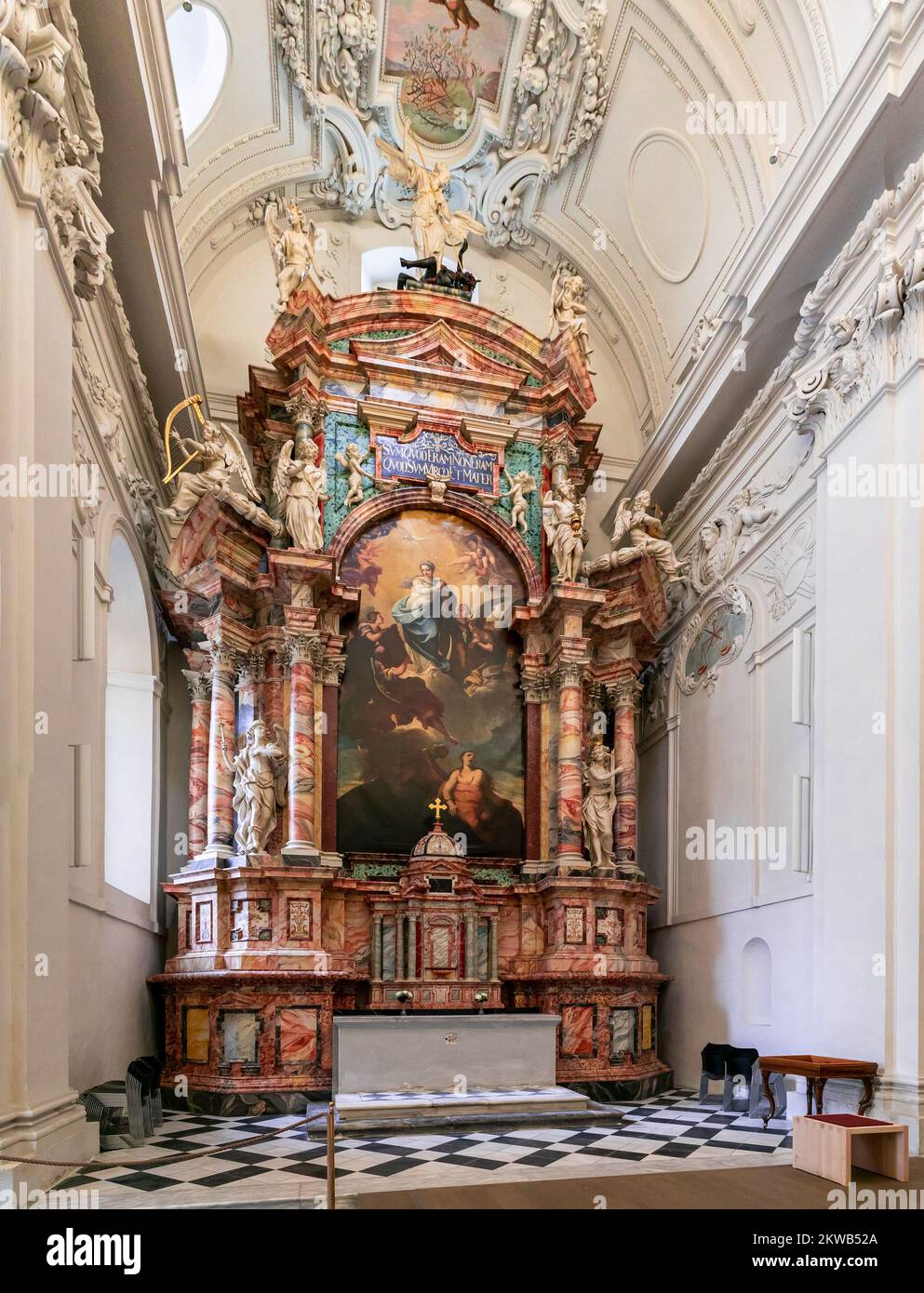 Graz, Austria - 9 October, 2022: interior view of the St. Catherine's ...