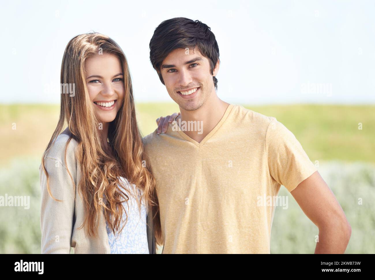 Happy people outside being together hi-res stock photography and images ...