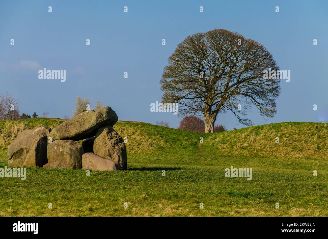 Giants Ring neolithic burial ground near Belfast Stock Photo - Alamy