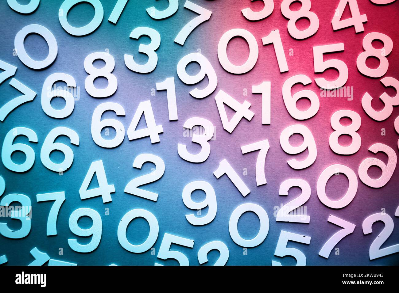 Mathematics background made with solid numbers on a board Stock Photo ...