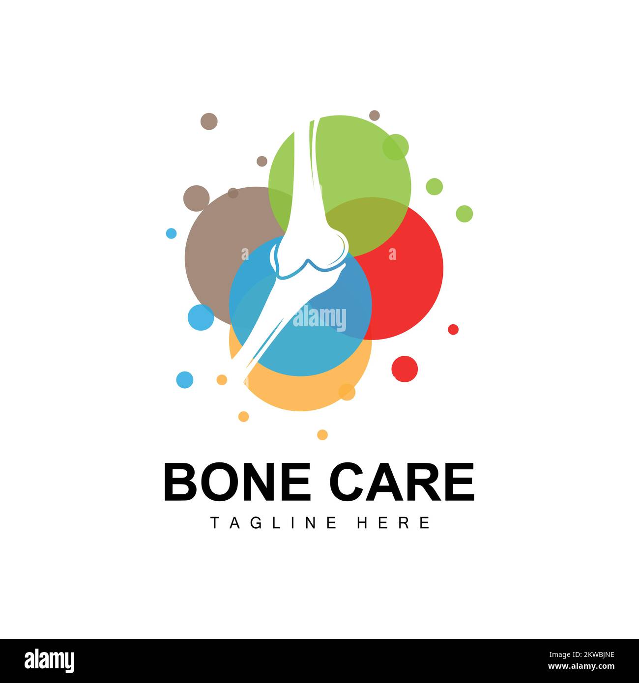 Bone Care Logo Bone Care Logo Body Health Vector Design For Bone