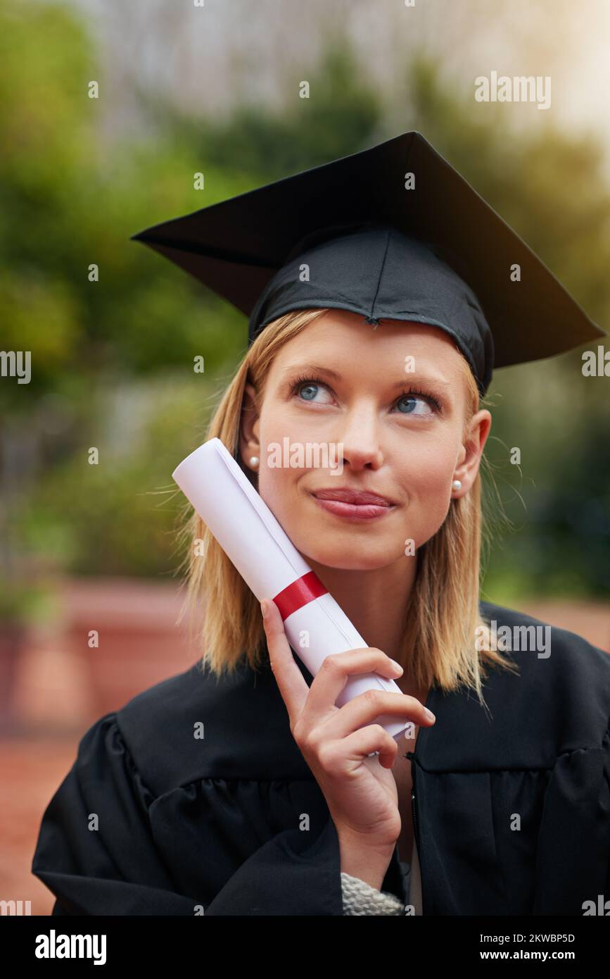 Go confidently in the direction of your dreams. a young college ...