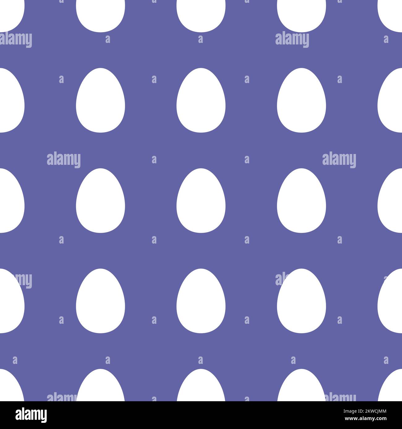 Seamless vector Happy Easter pattern. White color Eggs on very peri ...