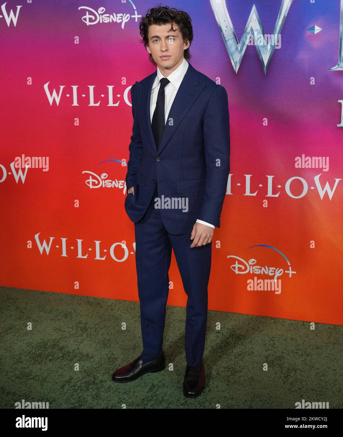 Westwood, CA November 29, 2022. Dempsey Bryk arrives at the WILLOW ...