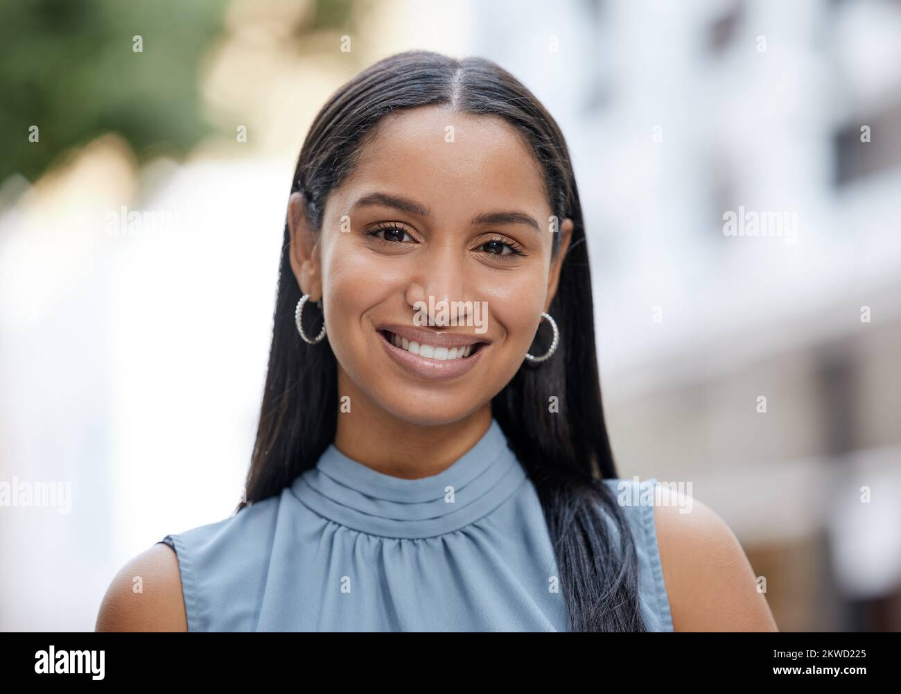Happy fashion business woman leader with a vision, mindset and ...