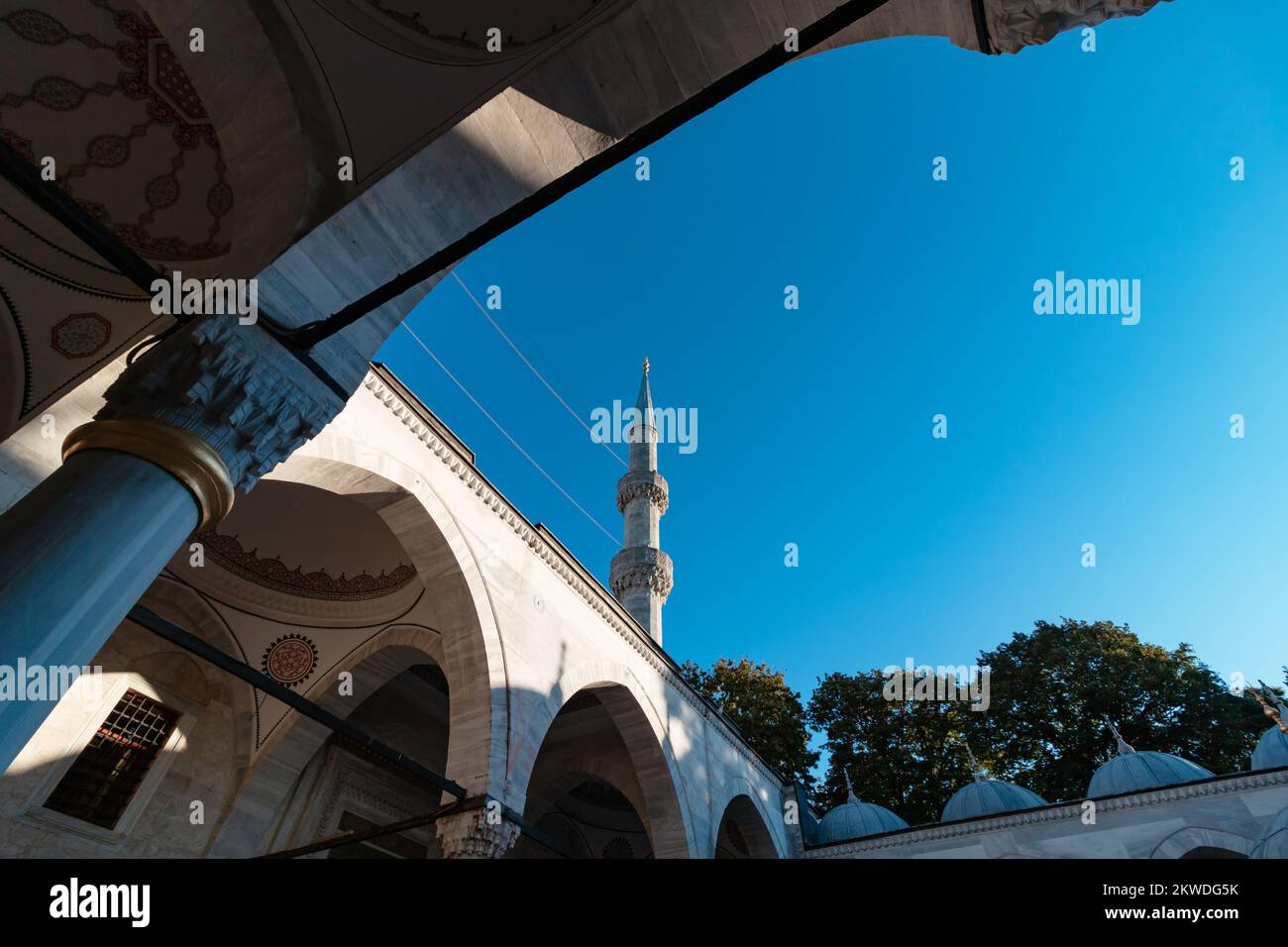 Uskudar Yeni Valide Mosque in Istanbul. Ottoman mosques. Islamic or ...