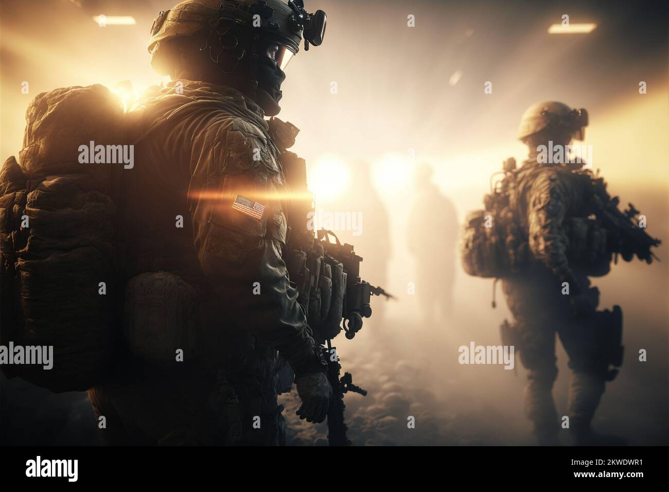 Us modern army soldier hi-res stock photography and images - Alamy