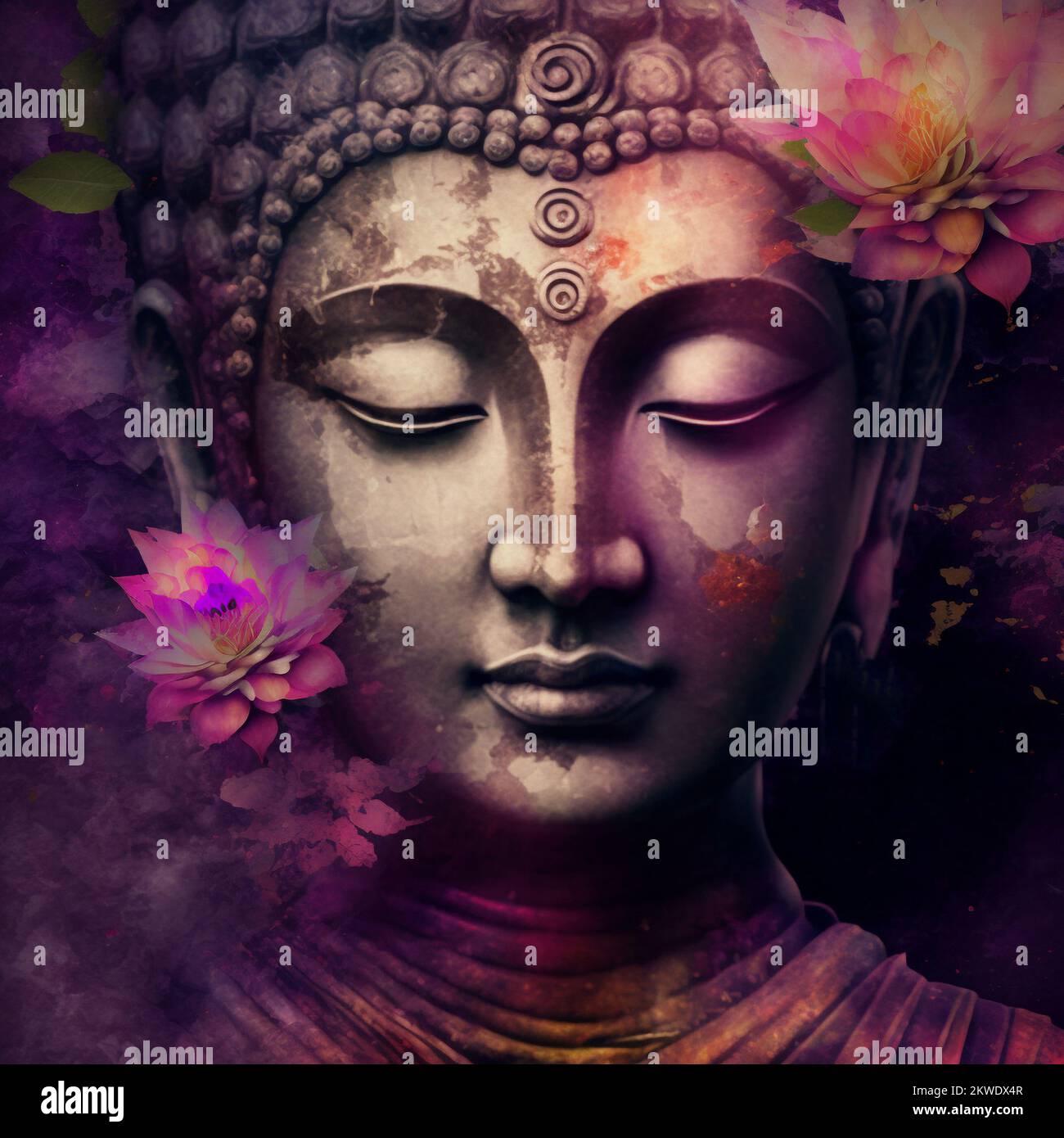 Buddha awakening statue hi-res stock photography and images - Alamy