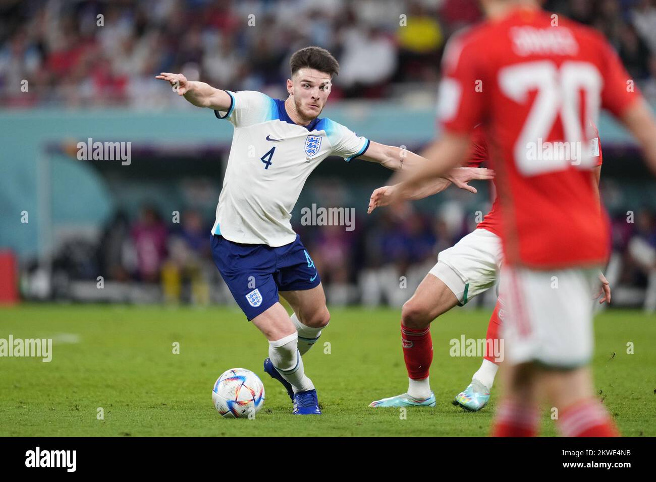 Al Rayyan, Qatar. 29th Nov, 2022. Declan Rice (ENG) Football/Soccer ...