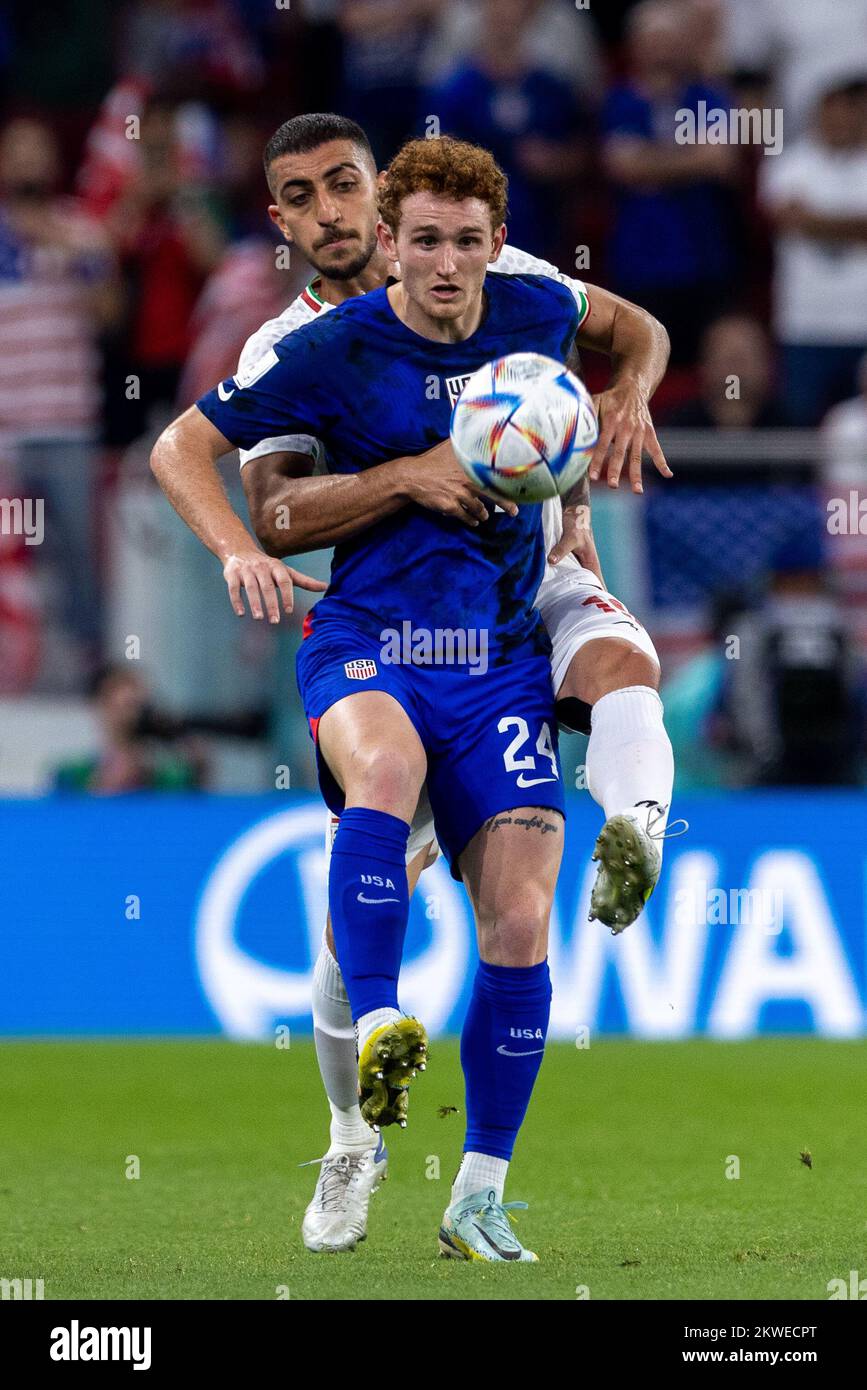 Doha, football, FIFA World Cup 2022, Iran. 29th Nov, 2022. vs USA in ...