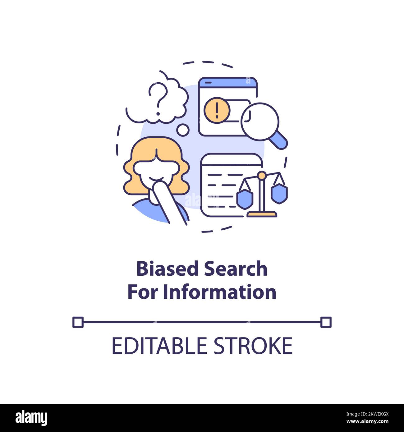 Unconscious bias Stock Vector Images - Alamy