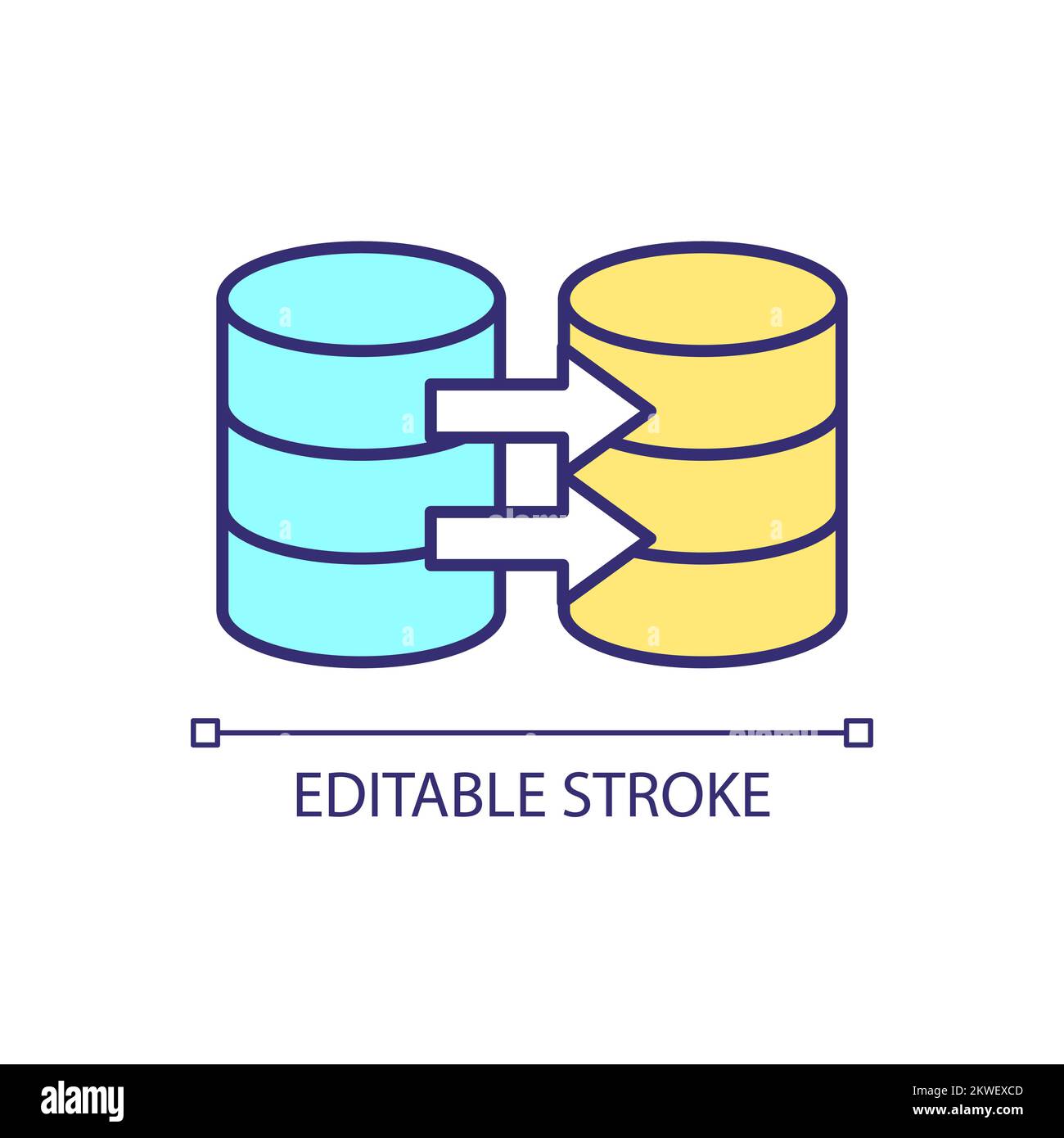 Database migration Stock Vector Images - Alamy