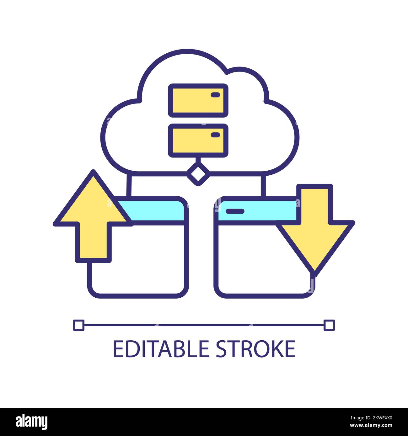 Digital migration Stock Vector Images - Alamy