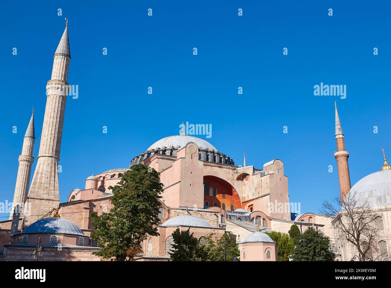 Sofia mosque. Istanbul architecture landmark. Ancient byzantine temple ...