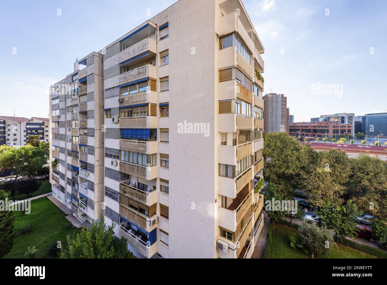 Windows to outside and many trees hi-res stock photography and images ...