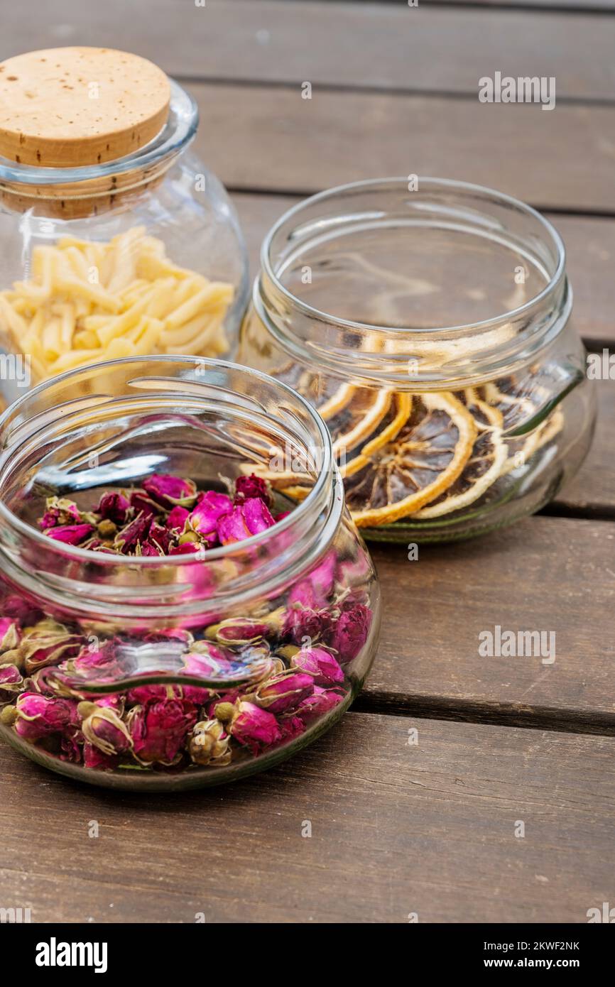 Glass jars without lids hi-res stock photography and images - Alamy