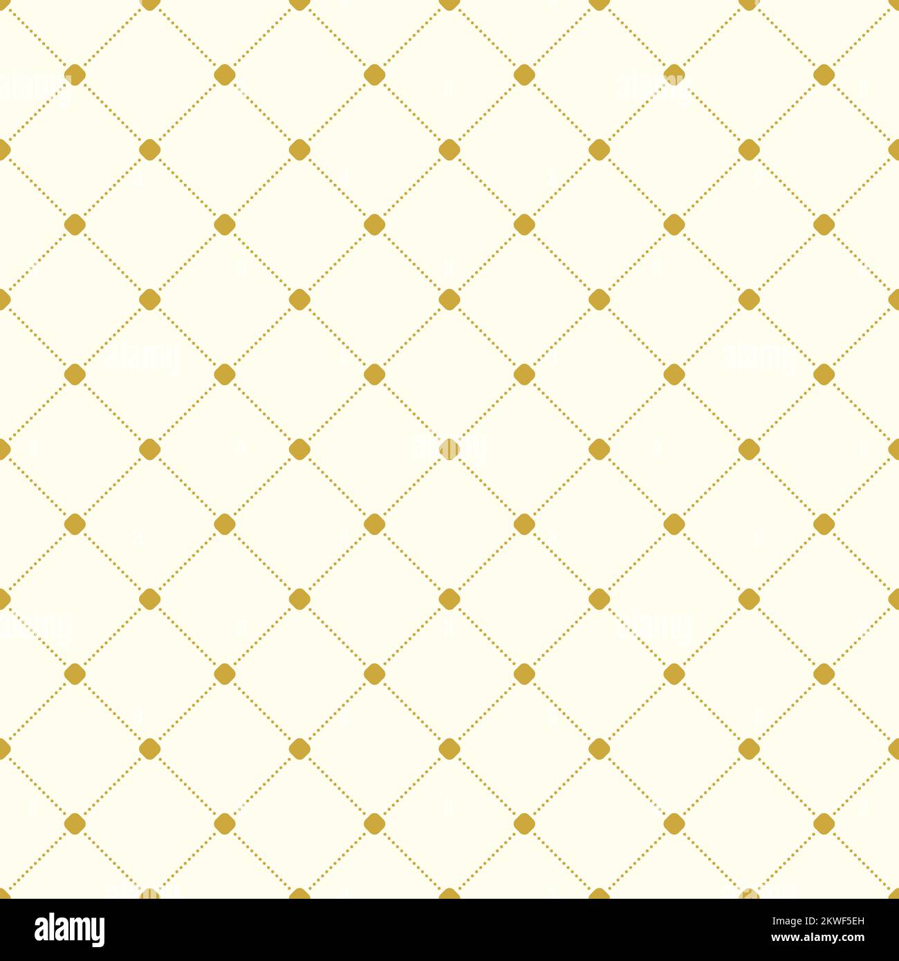 Geometric dotted vector golden pattern. Seamless abstract modern ...