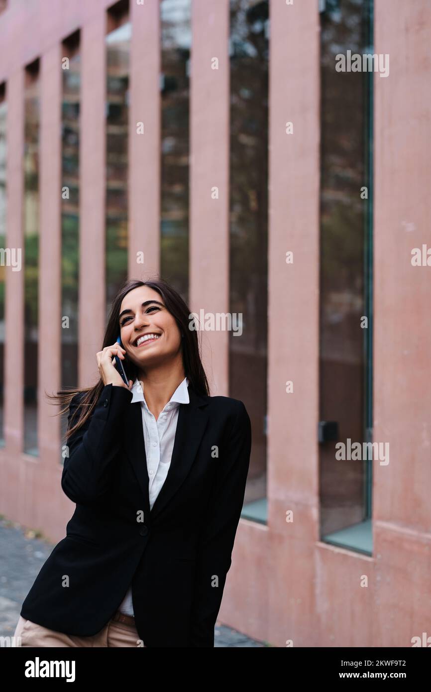 Cheerful vertical hi-res stock photography and images - Alamy