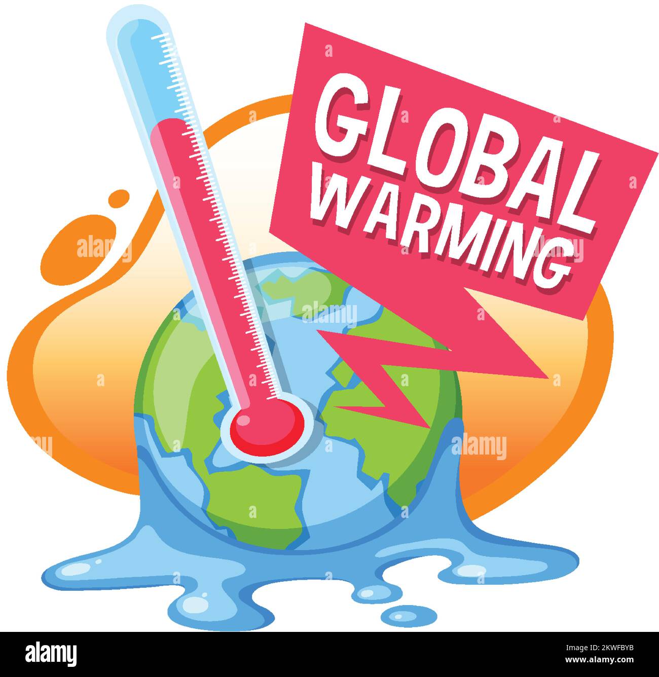 Global warming vector concept illustration Stock Vector Image & Art - Alamy