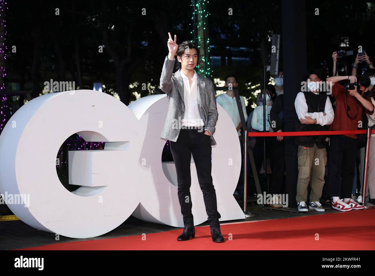 Taiwanese actor Chen Bolin attended GQ activity in Taiwan, 28 November ...