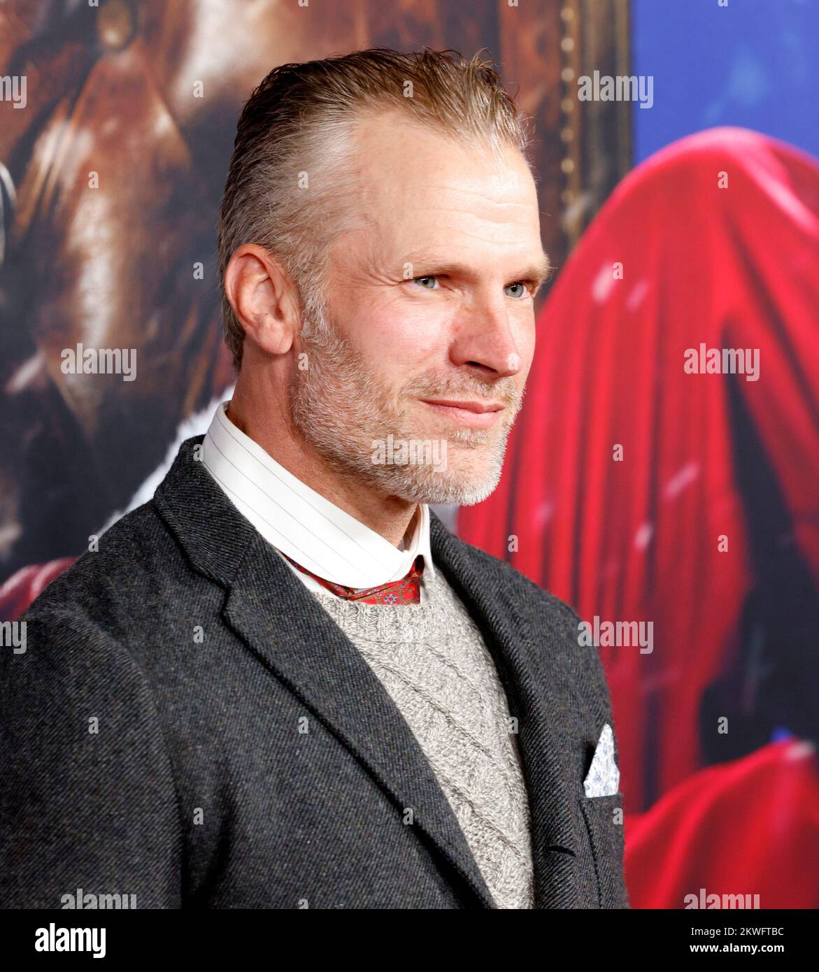 Los Angeles, CA, - Nov 29, 2022: Andre Eriksen arrives at the movie ...
