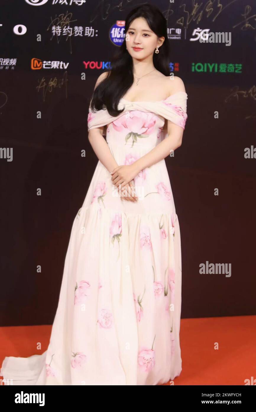 Suzhou City, China, 29 November, 2022. Chinese actress and singer Zhao ...
