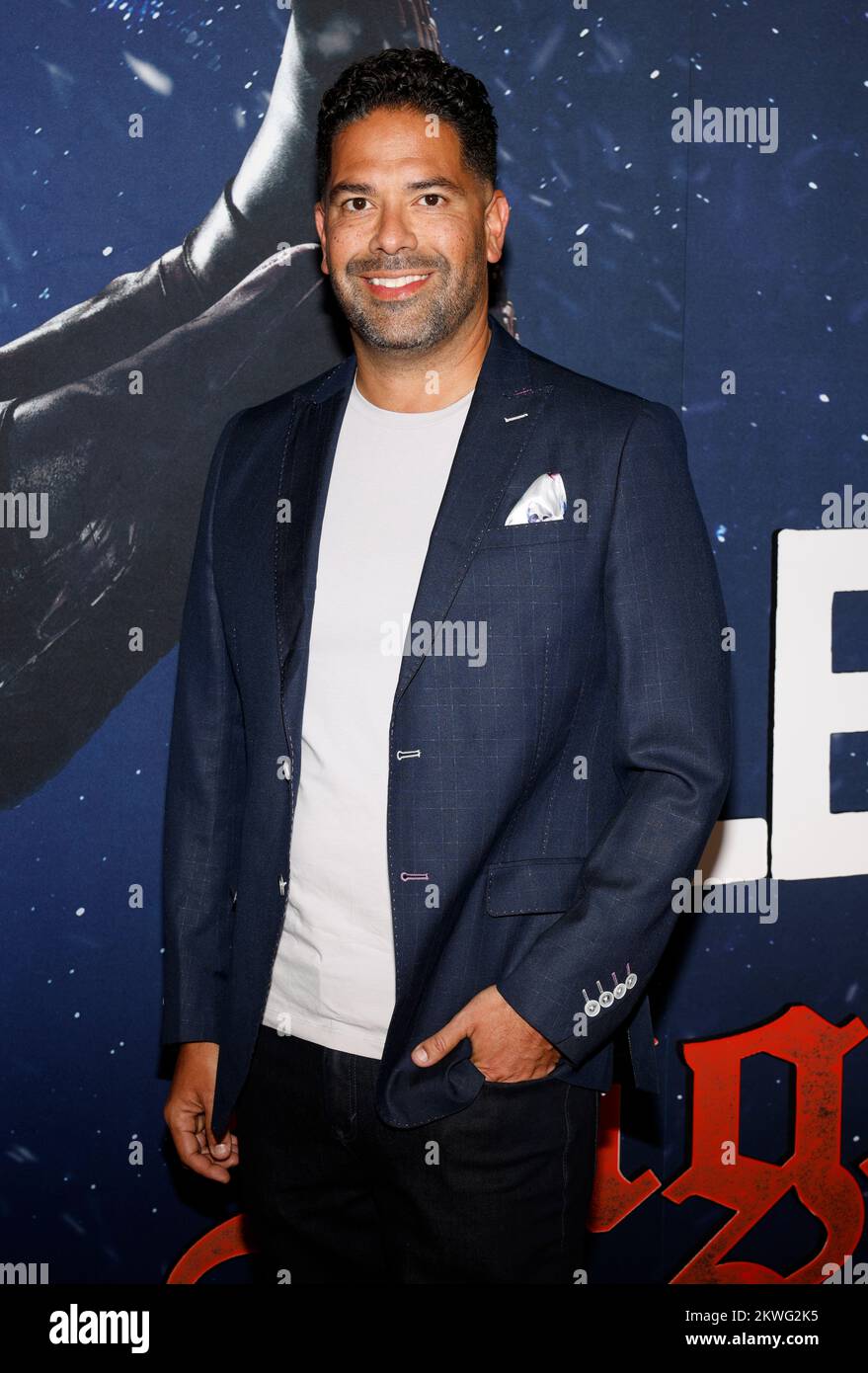 Los Angeles, CA, - Nov 29, 2022: Ben Dejesus arrives at the movie ...