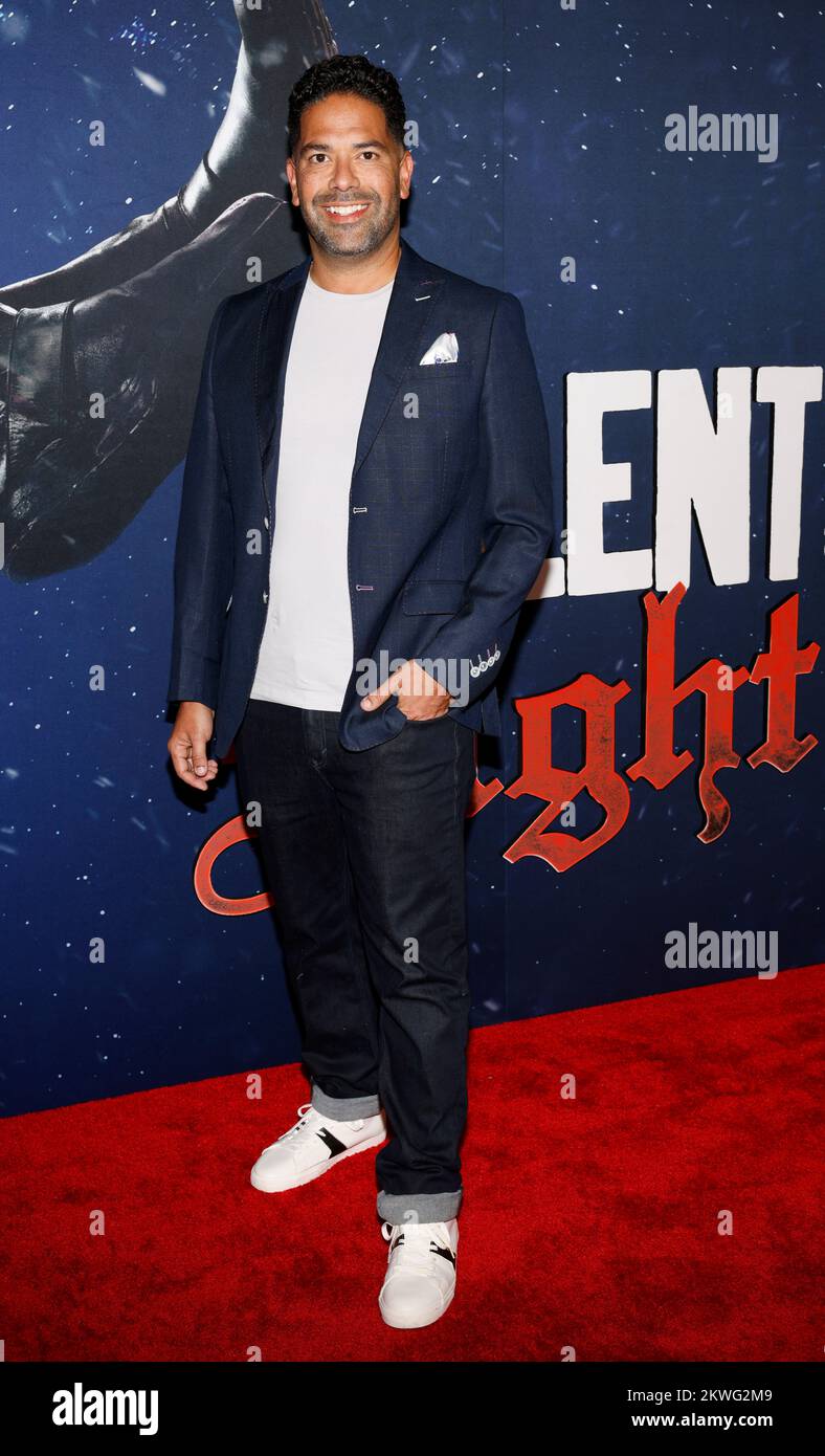 Los Angeles, CA, - Nov 29, 2022: Ben Dejesus arrives at the movie ...