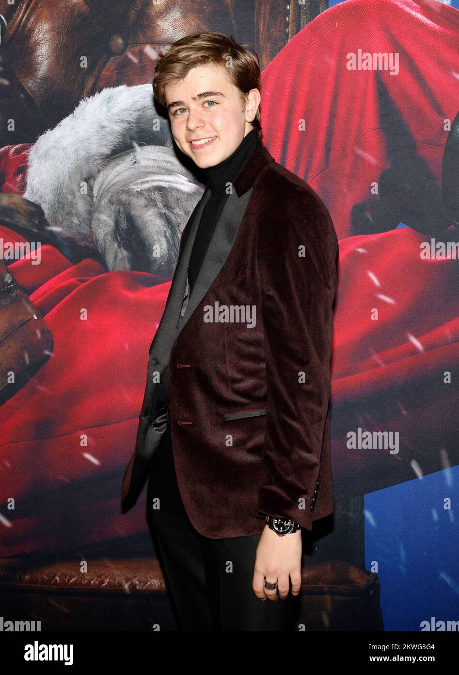 Los Angeles, CA, - Nov 29, 2022: Alexander Elliot arrives at the movie ...