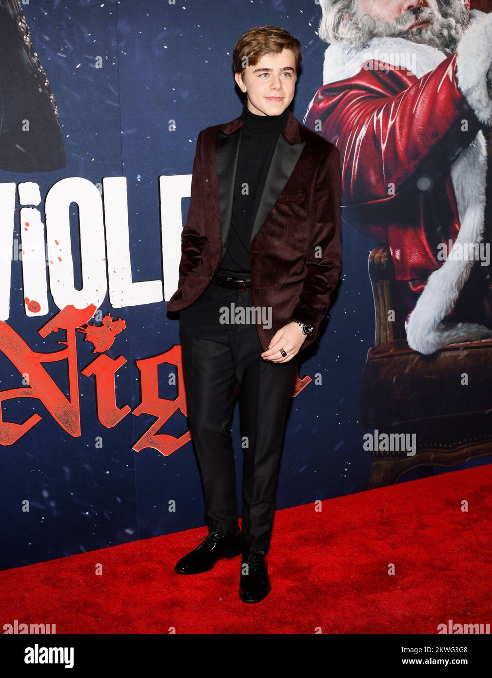 Los Angeles, CA, - Nov 29, 2022: Alexander Elliot arrives at the movie ...