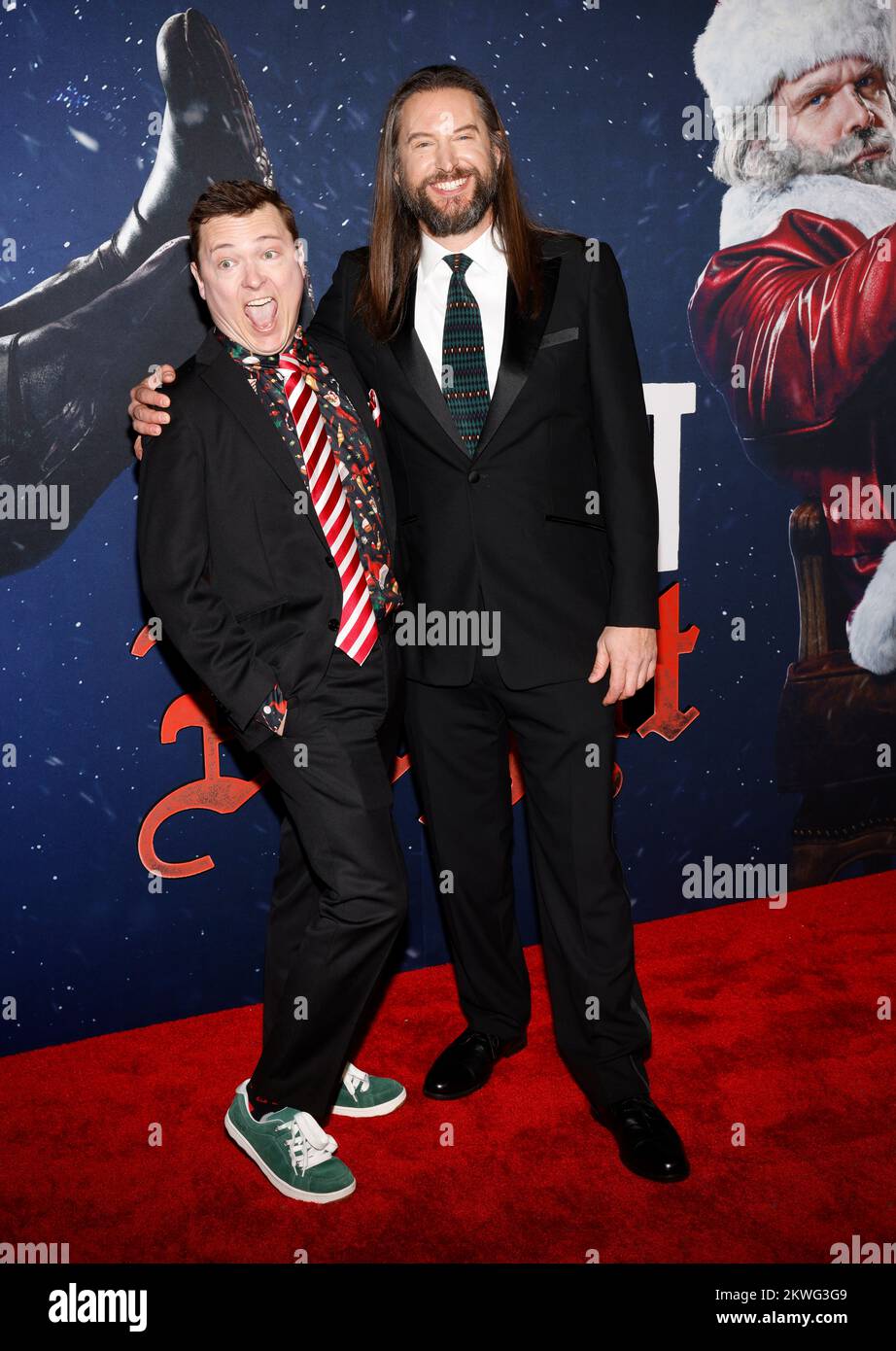 Los Angeles, CA, - Nov 29, 2022: Josh Miller and Pat Casey arrive at ...