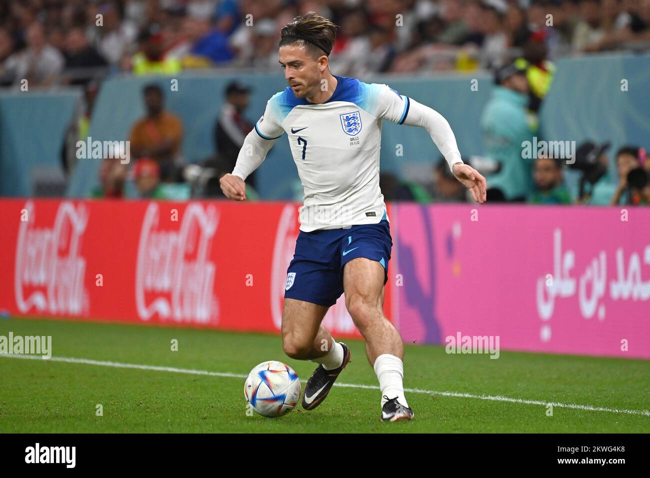 Doha, Katar. 29th Nov, 2022. Jack GREALISH (ENG), action, single action ...