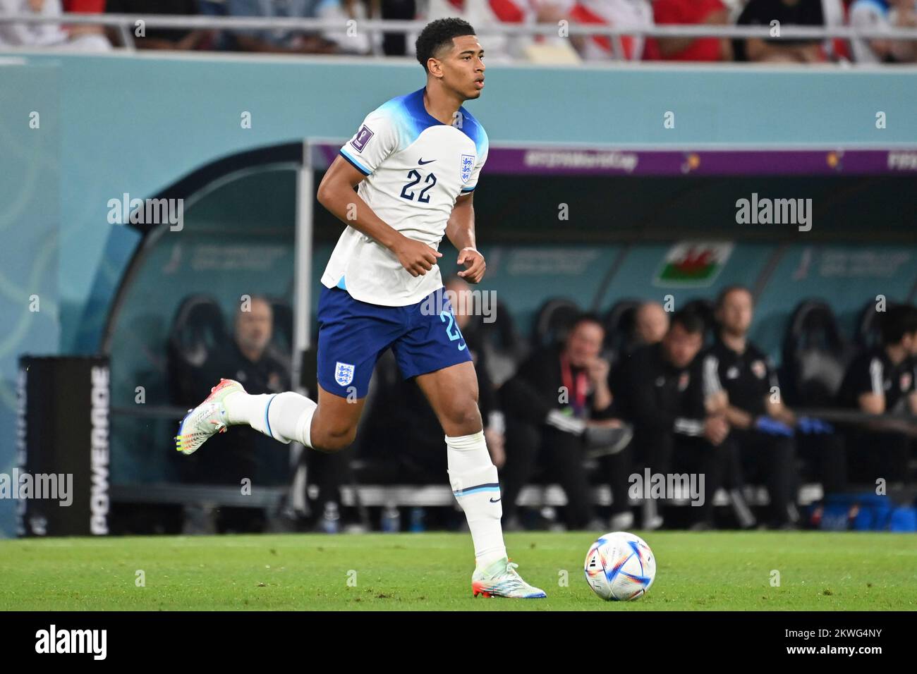 Doha, Katar. 29th Nov, 2022. BELLINGHAM Jude (ENG), action, single ...