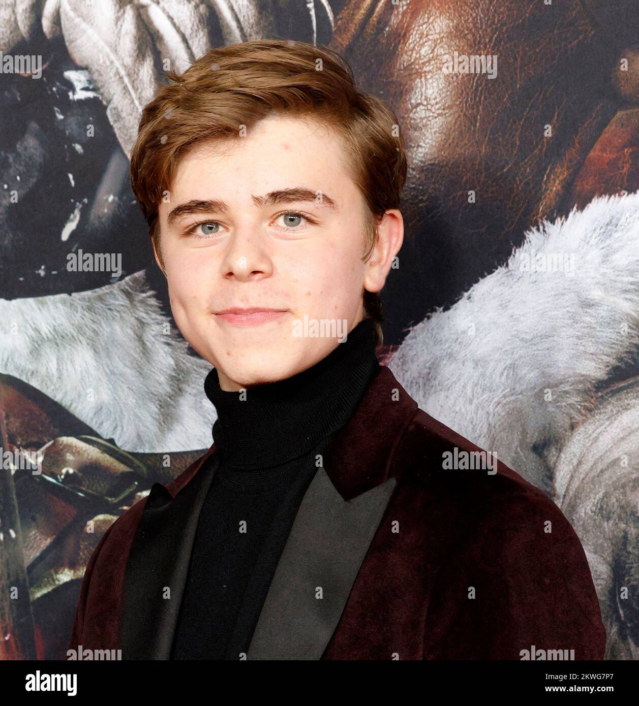 Los Angeles, CA, - Nov 29, 2022: Alexander Elliot arrives at the movie ...