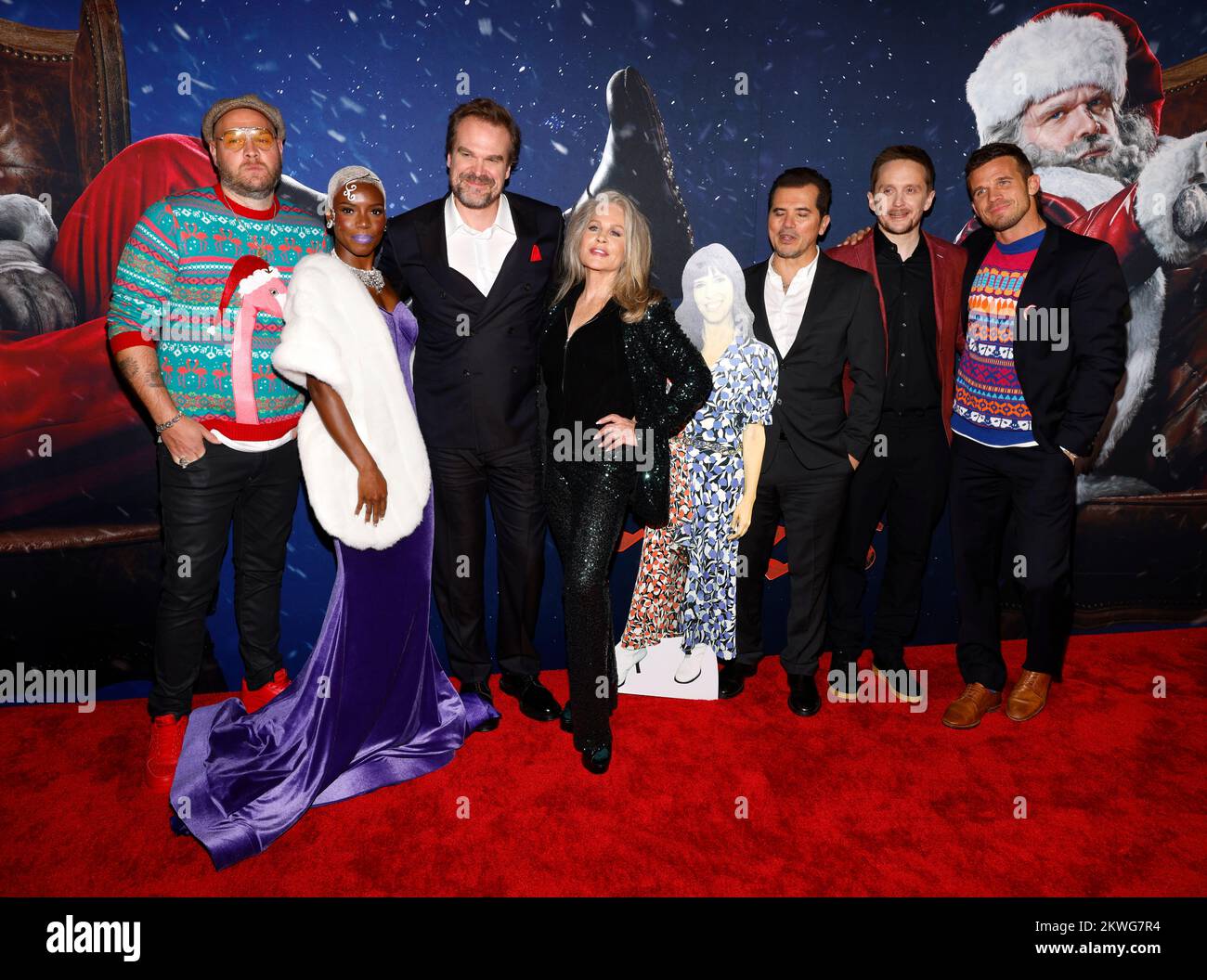 Los Angeles, CA, - Nov 29, 2022: Dominic Lewis, Alexis Louder, David ...