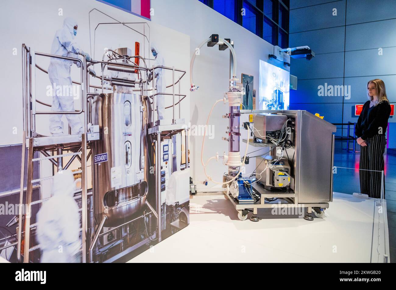 London, UK. 30th Nov, 2022. Filtration and other equipment used by ...