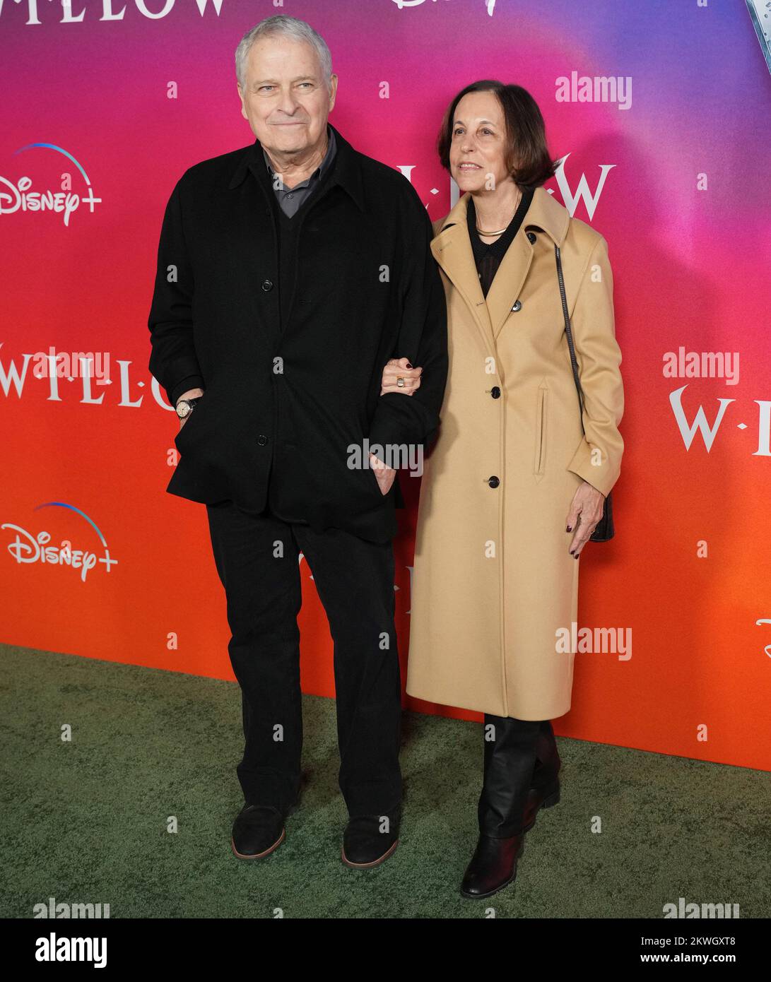 Westwood, CA November 29, 2022. (L-R) Lawrence Kasdan and Meg Kasdan ...