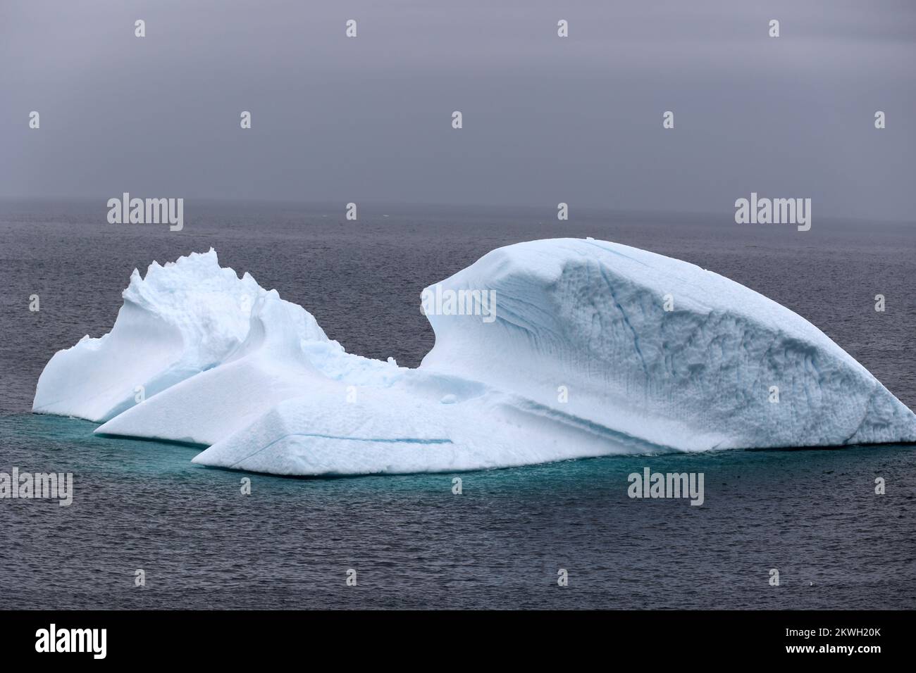 Iceberg in Ilulissat Icefjord in Disko Bay, Greenland, Denmark Stock ...