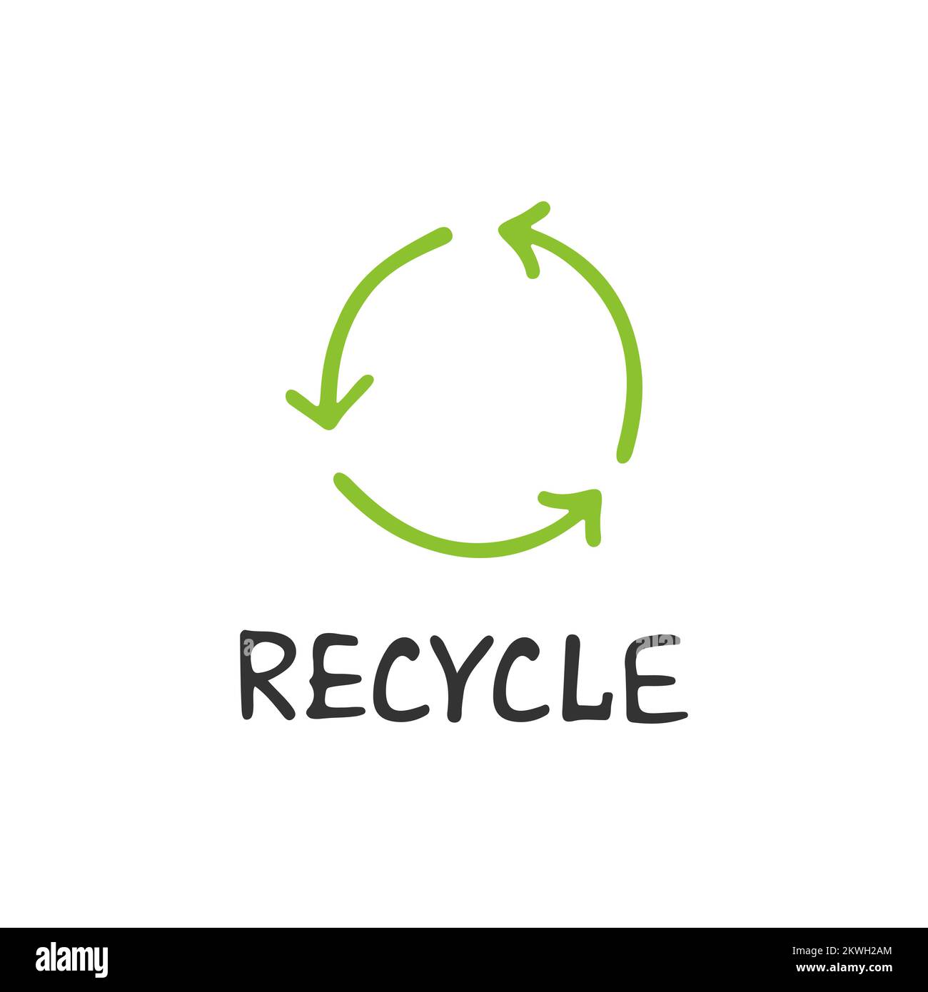 Waste management logo Stock Vector Images - Alamy
