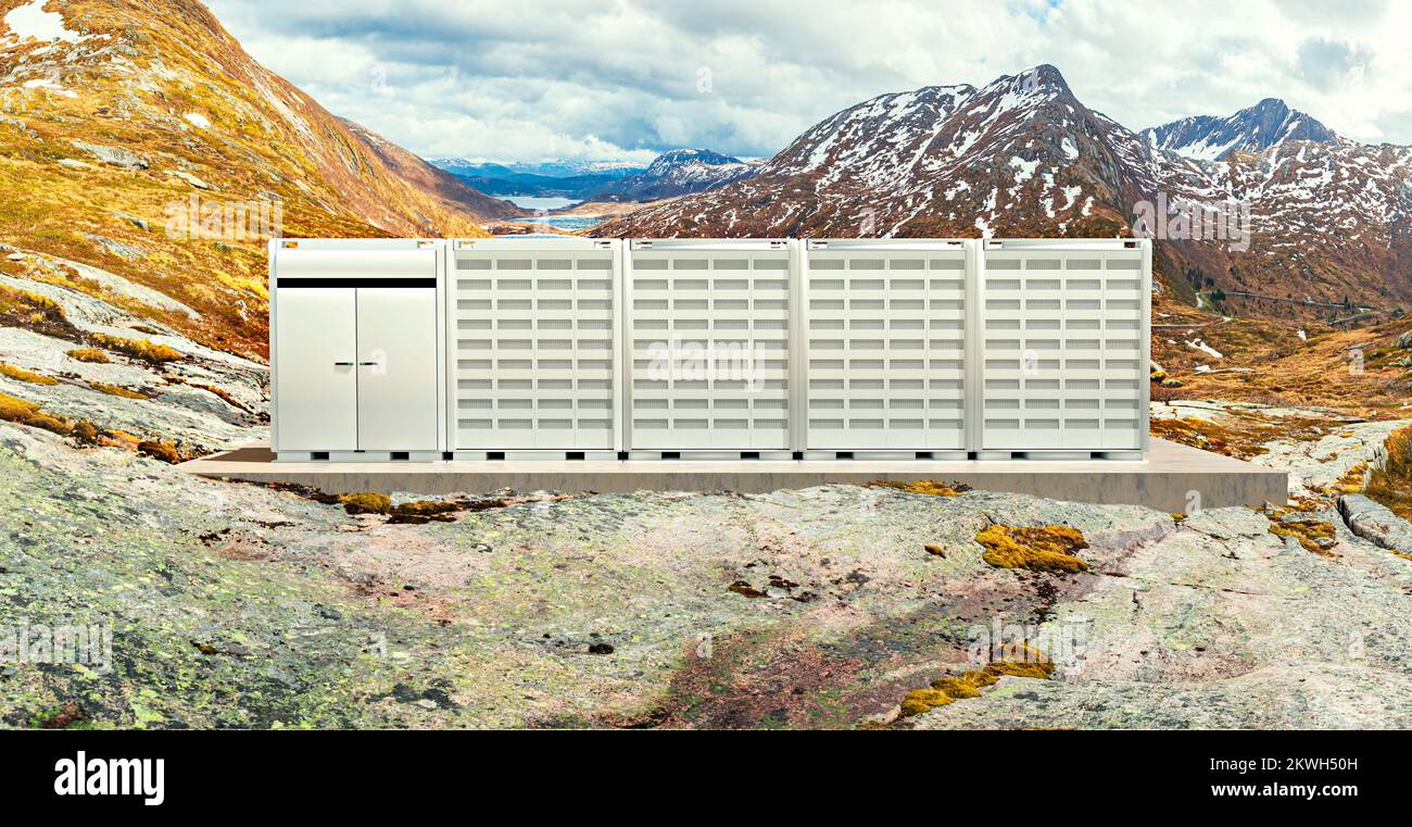 Modern solar inverter connected hi-res stock photography and images - Alamy