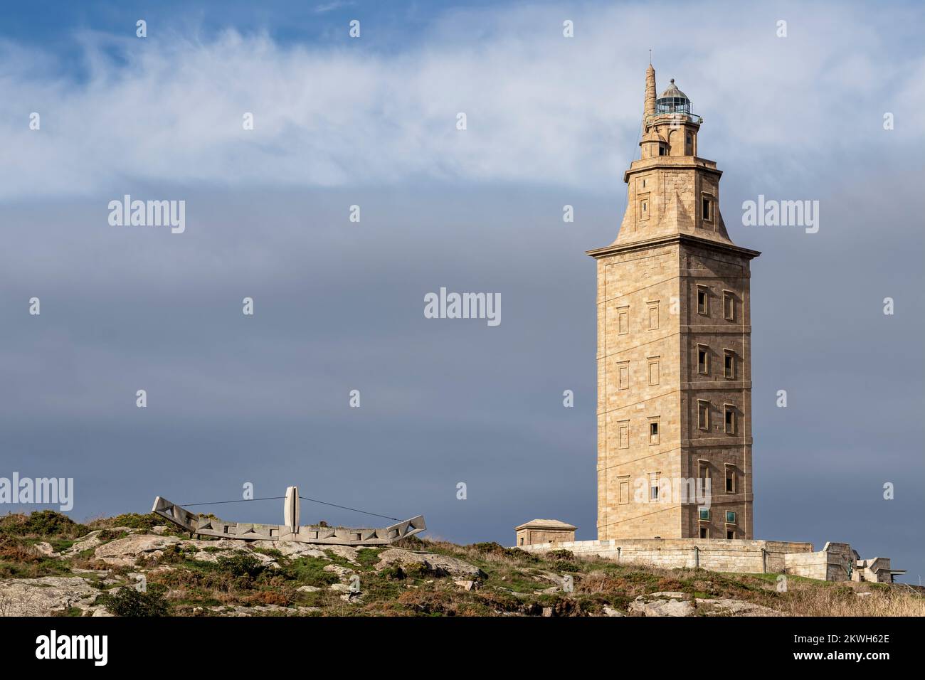 Hercules tower (La Coruna, Spain Stock Photo - Alamy