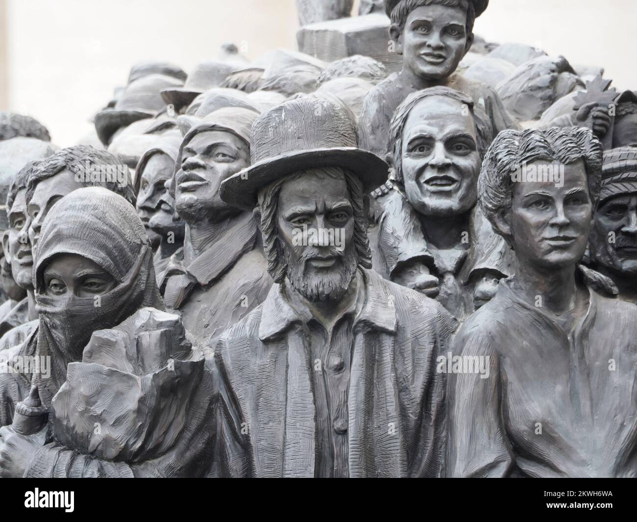 ROME, ITALY - NOVEMBER 25, 2022 : monument in tribute to migrants by ...