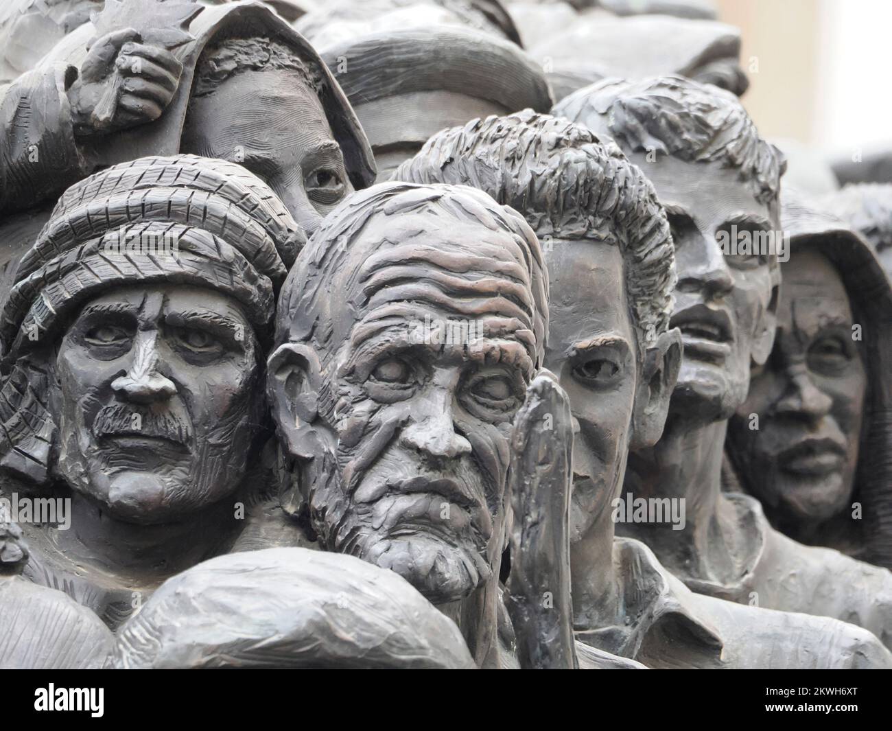 ROME, ITALY - NOVEMBER 25, 2022 : monument in tribute to migrants by ...