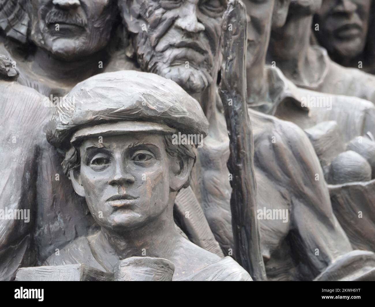 ROME, ITALY - NOVEMBER 25, 2022 : monument in tribute to migrants by ...