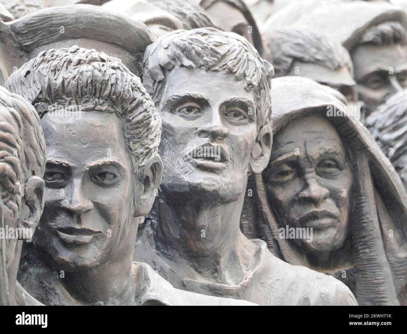 ROME, ITALY - NOVEMBER 25, 2022 : monument in tribute to migrants by ...